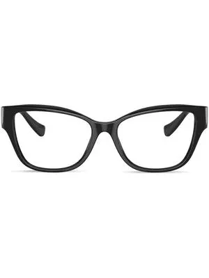 Versace Medusa Plaque Cat-eye Glasses - Black
