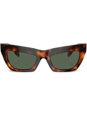 Burberry Tb-motif Cat-eye Sunglasses - Green