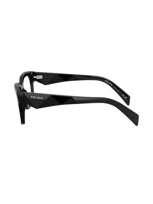 Prada Logo-engraved Square-frame Glasses