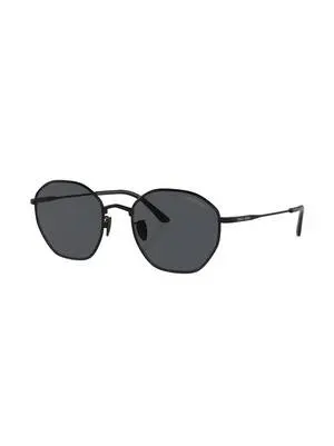 Giorgio Armani Geometric Frame Sunglasses - Black