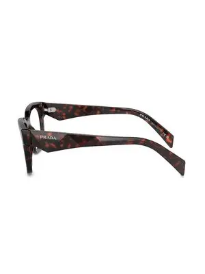 Prada Tortoiseshell Square Frame Glasses