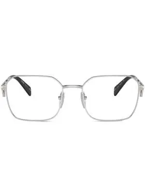 Prada Rectangle-frame Glasses - Silver
