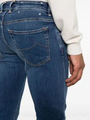 Jacob Cohen Stonewashed Skinny Jeans