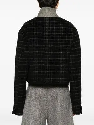 Etro Checked Cropped Jacket