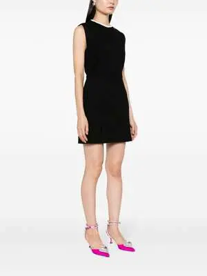 MSGM Cut-out Detail Mini Dress - Black