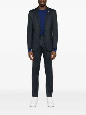John Smedley Fine-knit Merino Wool Jumper - Blue