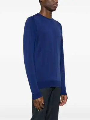 John Smedley Fine-knit Merino Wool Jumper - Blue