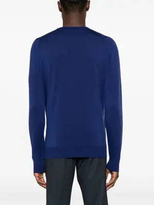 John Smedley Fine-knit Merino Wool Jumper - Blue