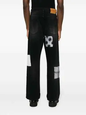 Marni Patch-detail Straight-leg Jeans