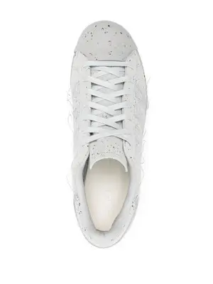 Y3 Superstar Exposed-seam Sneakers - Grey