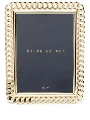Ralph Lauren Blake 5x7 Chain-trim Frame - Gold