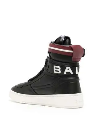 Bally Logo-print Leather Ankle Boots
