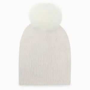 Max Mara Cashmere Beanie - White