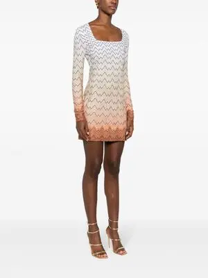 Missoni Zigzag Intarsia-knit Minidress