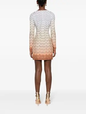 Missoni Zigzag Intarsia-knit Minidress
