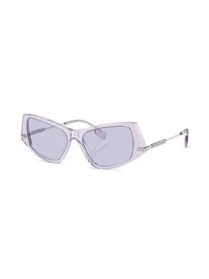 Burberry Logo-plaque Cat-eye Sunglasses