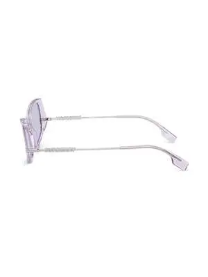Burberry Logo-plaque Cat-eye Sunglasses