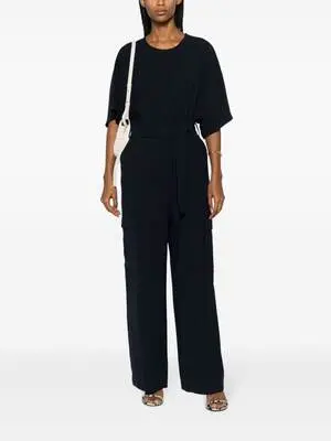 P.a.r.o.s.h Poker Short-sleeve Jumpsuit - Blue