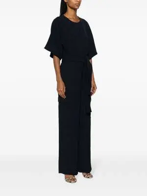 P.a.r.o.s.h Poker Short-sleeve Jumpsuit - Blue