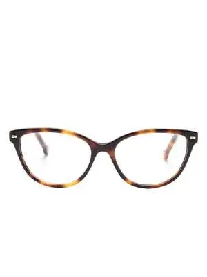 Carolina Herrera Tortoiseshell Cat-eye Eyeglasses