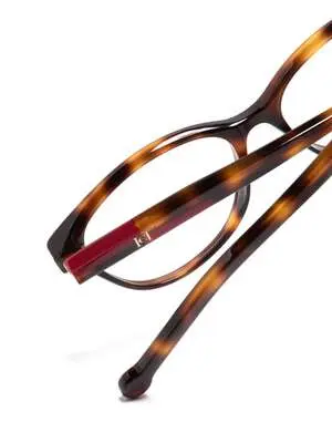 Carolina Herrera Tortoiseshell Cat-eye Eyeglasses
