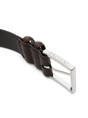 Orciani Saffiano Leather Belt
