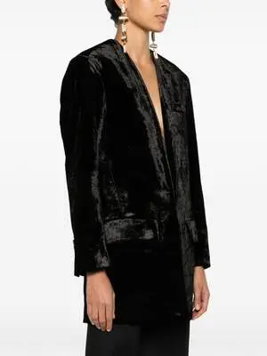 UMA WANG Velvet-effect Coat
