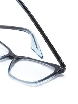 Ray-ban Polished-effect Square-frame Glasses