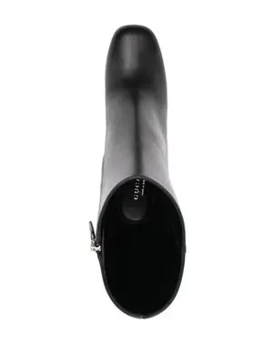 Gucci 95mm Leather Ankle Boots