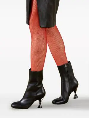 Gucci 95mm Leather Ankle Boots
