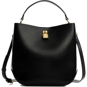 Mango Padlock Faux Leather Shopper Bag