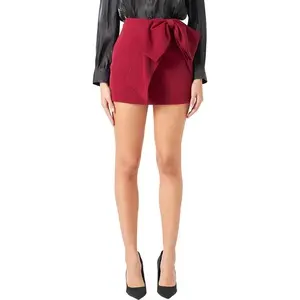Endless Rose Bow Skort - Ruby