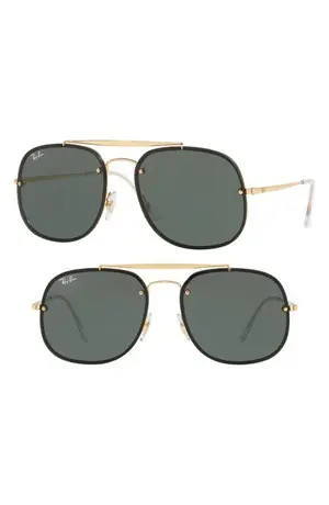 Ray-ban Blaze General 58mm Aviator Sunglasses