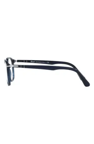 Persol 49mm Round Frame Eyeglasses