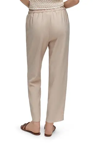 Mango Flowy Straight Leg Pants