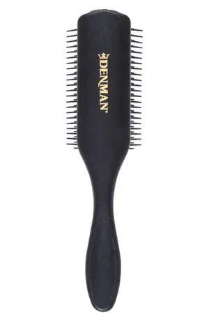 DENMAN D4 Original Curl Definer & Styler 9 Row - Black With Black Pad