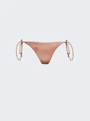 JEAN PAUL GAULTIER Printed Bikini Bottom - Nude