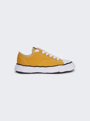 Mihara Yasuhiro Peterson Canvas Low-top Sneakers - Yellow