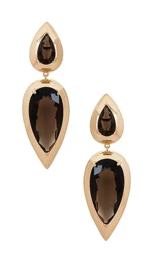 Lili Claspe Imara Quartz Dangle Earrings - Gold