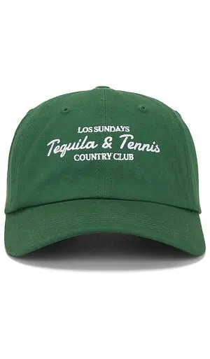 LOS SUNDAYS Tequila & Tennis Country Club Dad Cap - Green