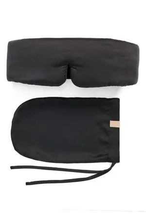 Lunya Silk Sleep Mask Black Tones