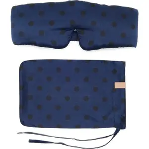 Lunya Silk Sleep Mask - Blu Ellip