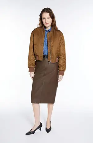 Max Mara Cloruro Bomber Jacket