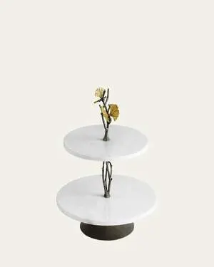 Michael Aram Butterfly Ginkgo Etagere Under Counter