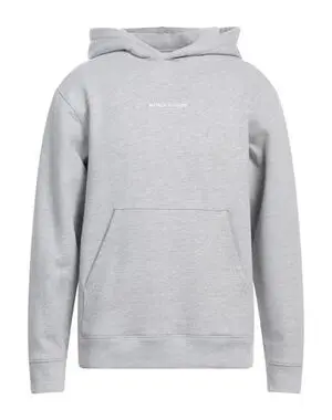 Maison Kitsuné MAISON KITSUNÉ Cotton Blend Hooded Sweatshirt With Logo Grey