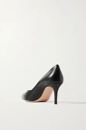 GIANVITO ROSSI 70 Leather Pumps - Black
