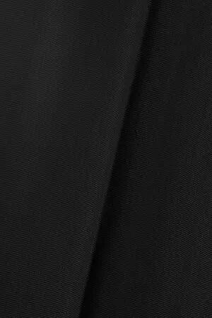 MUGLER Cutout Twill Straight-leg Pants - Black
