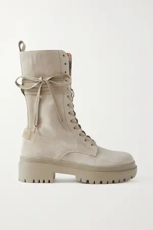 Tie Fastening Boots For Women