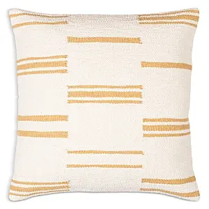 SURYA Carlton Decorative Pillow, 20l X 20w White/yellow