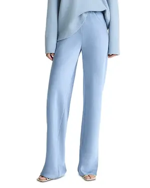 Vince Fluid Satin Bias Pant - Pacific